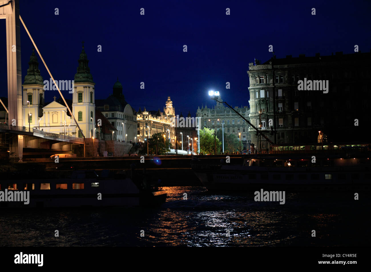 Old erzsebet bridge hi-res stock photography and images - Alamy