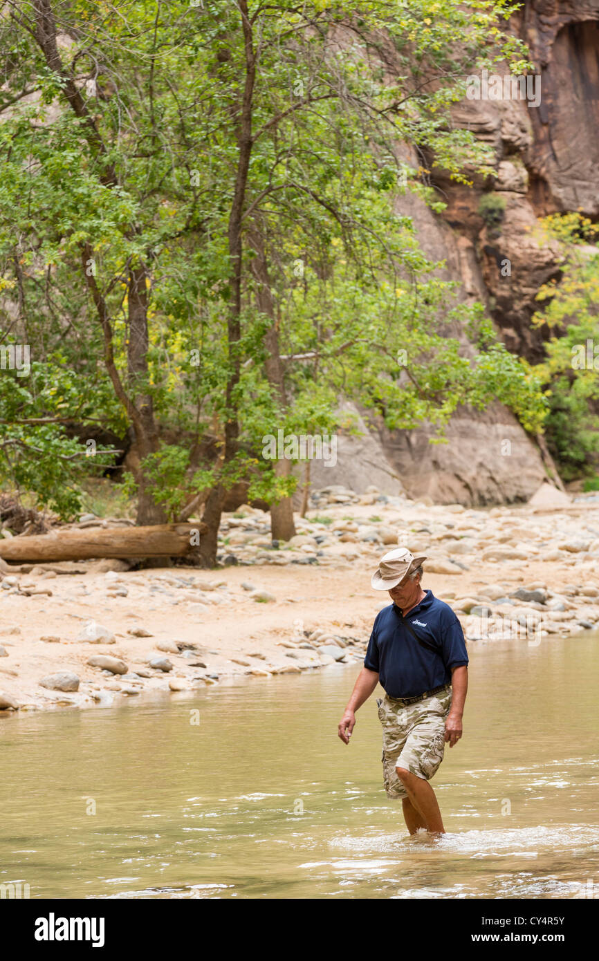Man crossing the river hi-res stock photography and images - Alamy