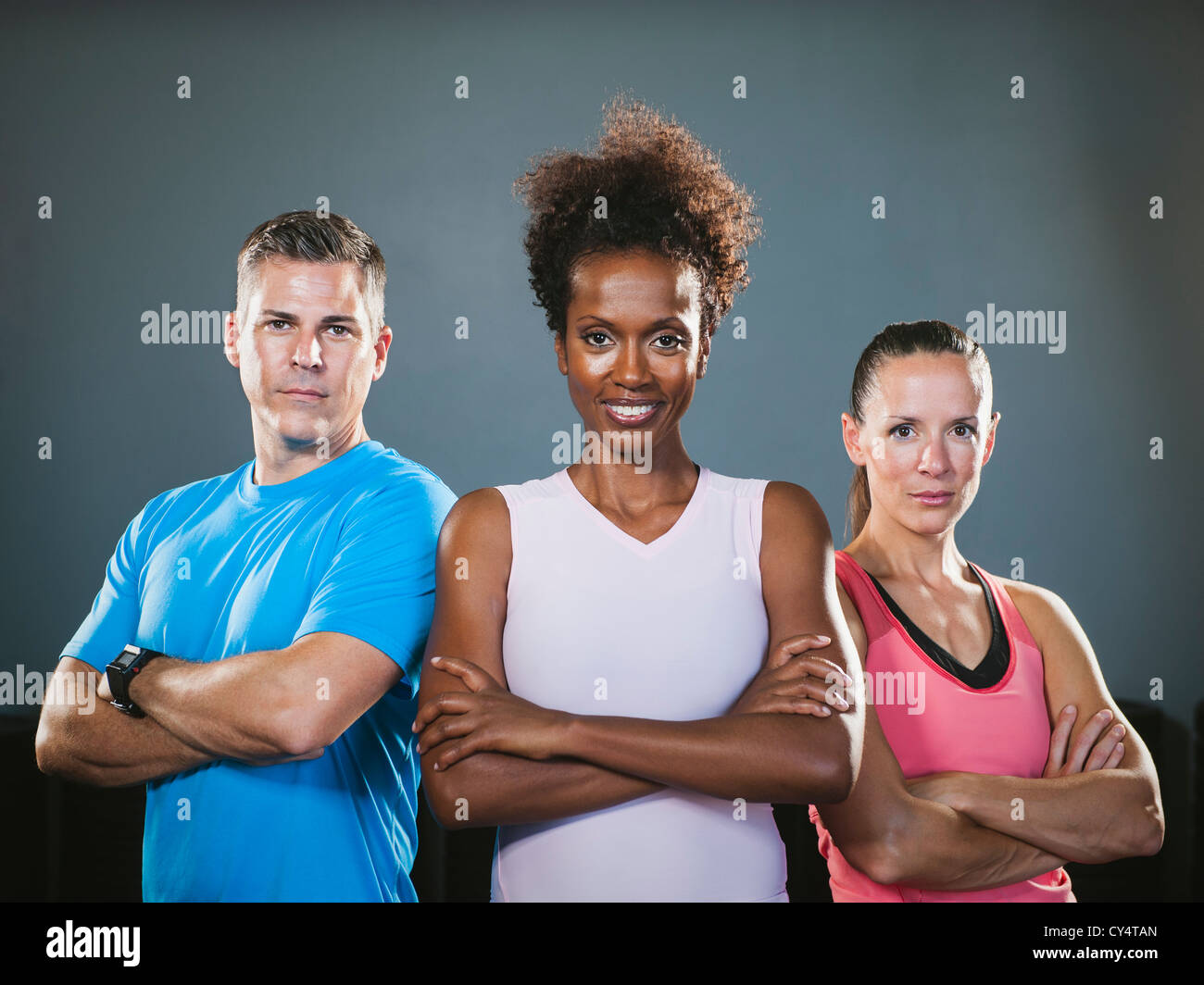 Three cross arms hi-res stock photography and images - Alamy