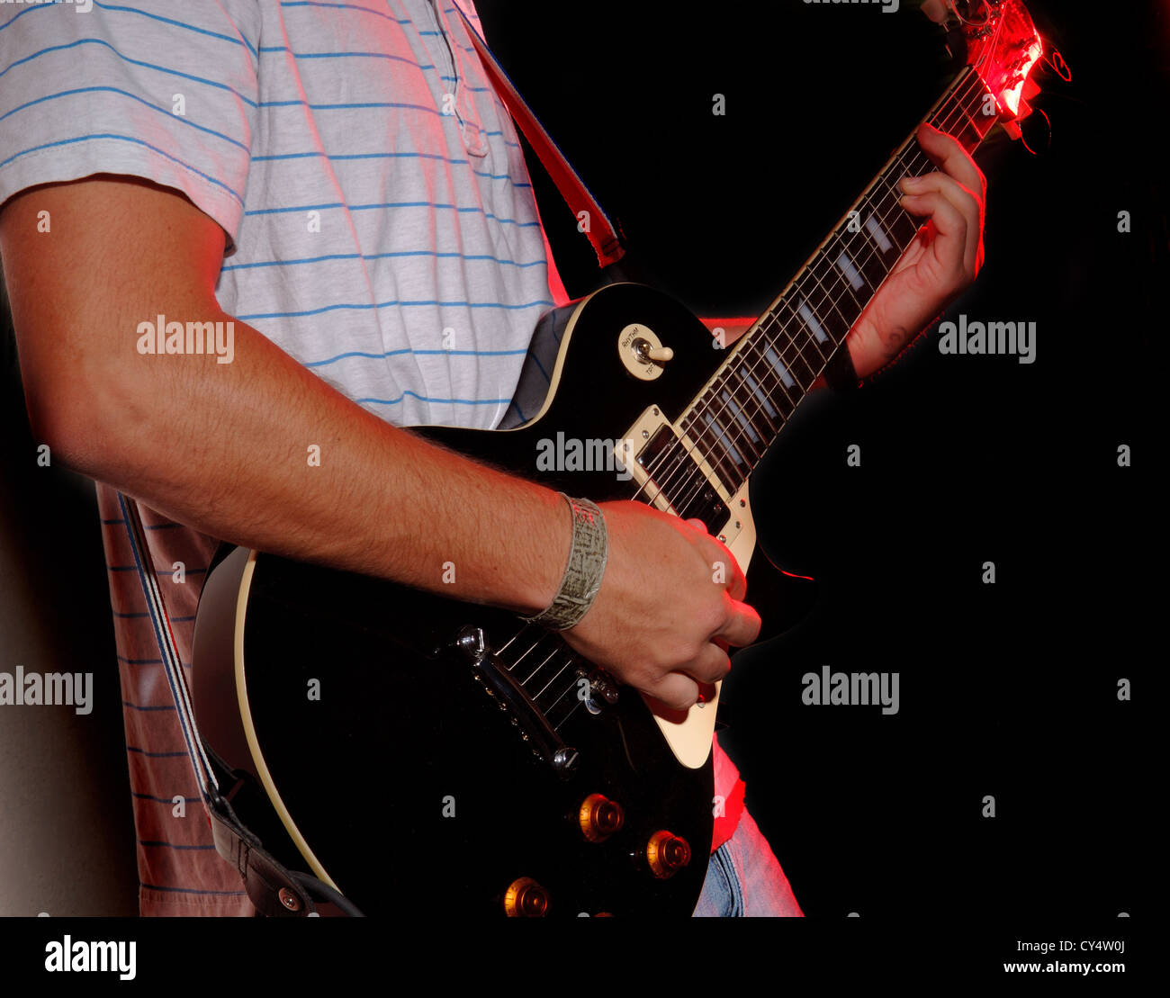 Electric Guitar during performance Stock Photo - Alamy