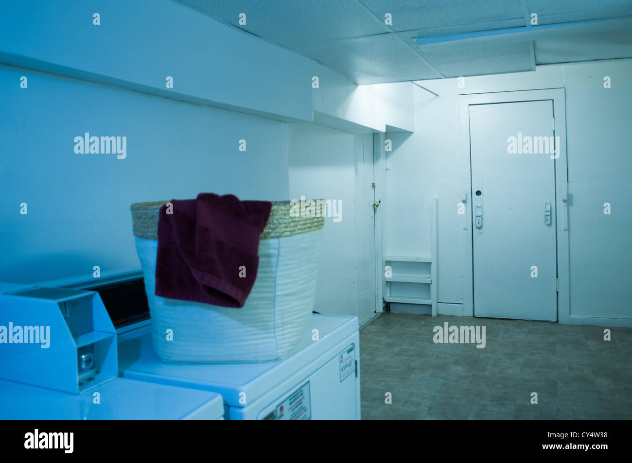 Empty laundry basket hi-res stock photography and images - Alamy