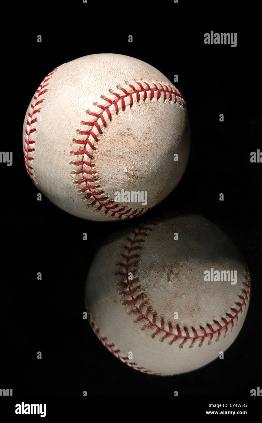 baseball with reflection Stock Photo - Alamy