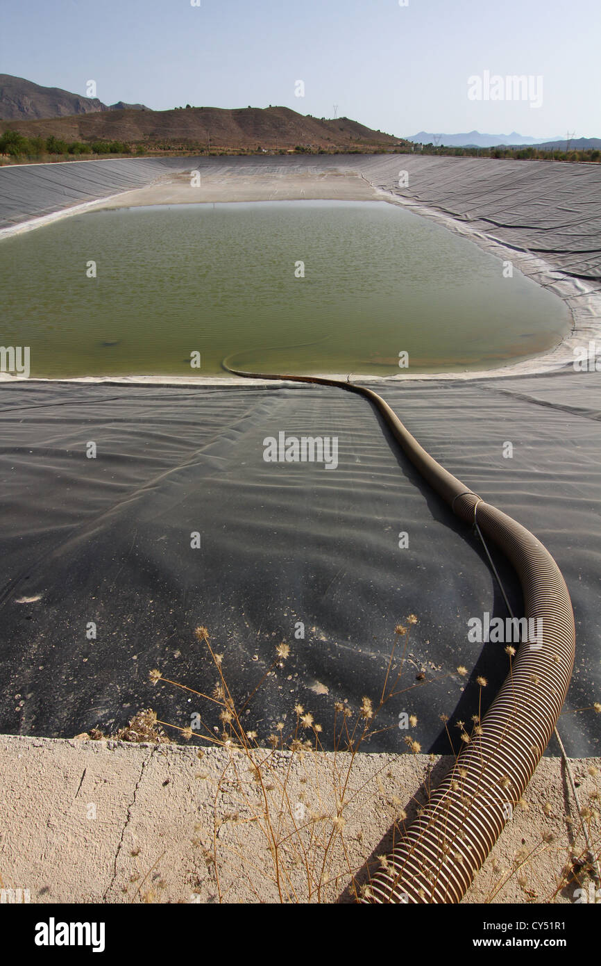 reservoir for crop irrigation Stock Photo - Alamy