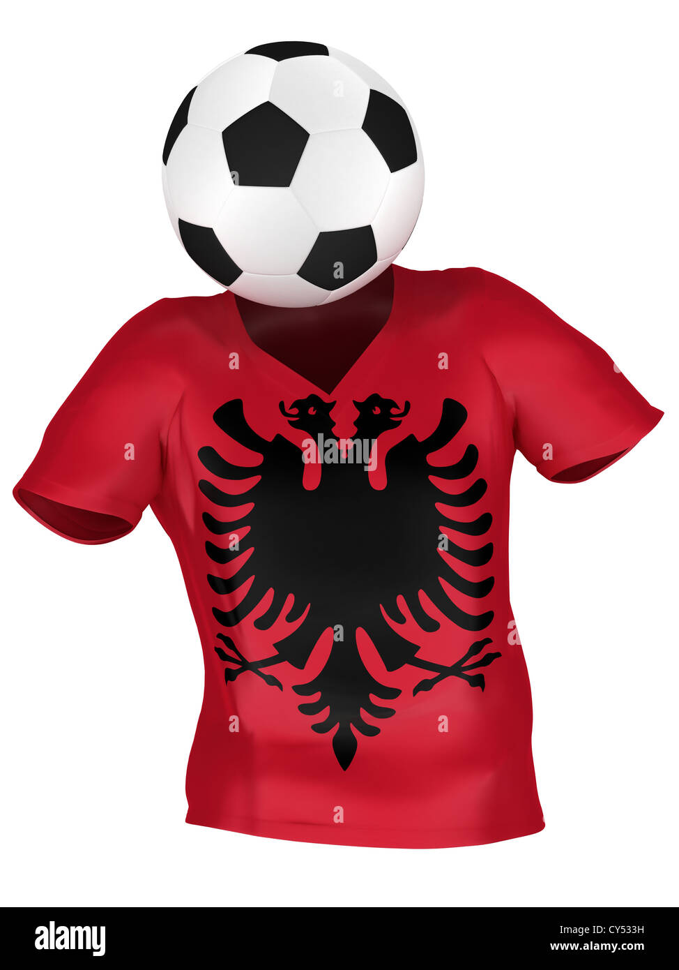 National Soccer Team of Albania . All Teams Collection . Isolated Stock ...