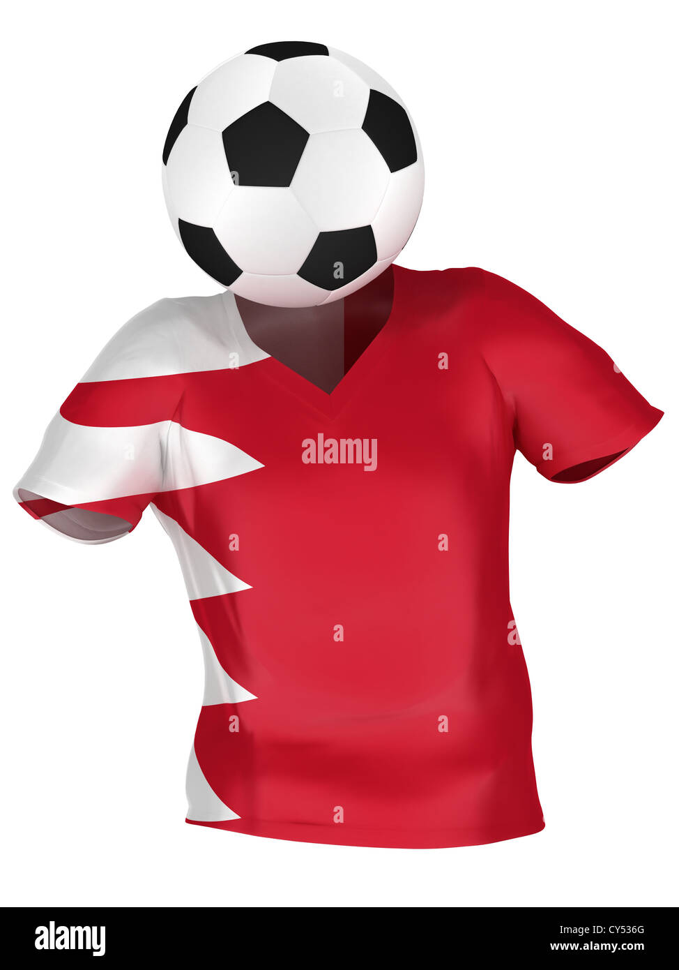 National Soccer Team of Bahrain . All Teams Collection . Isolated Stock ...