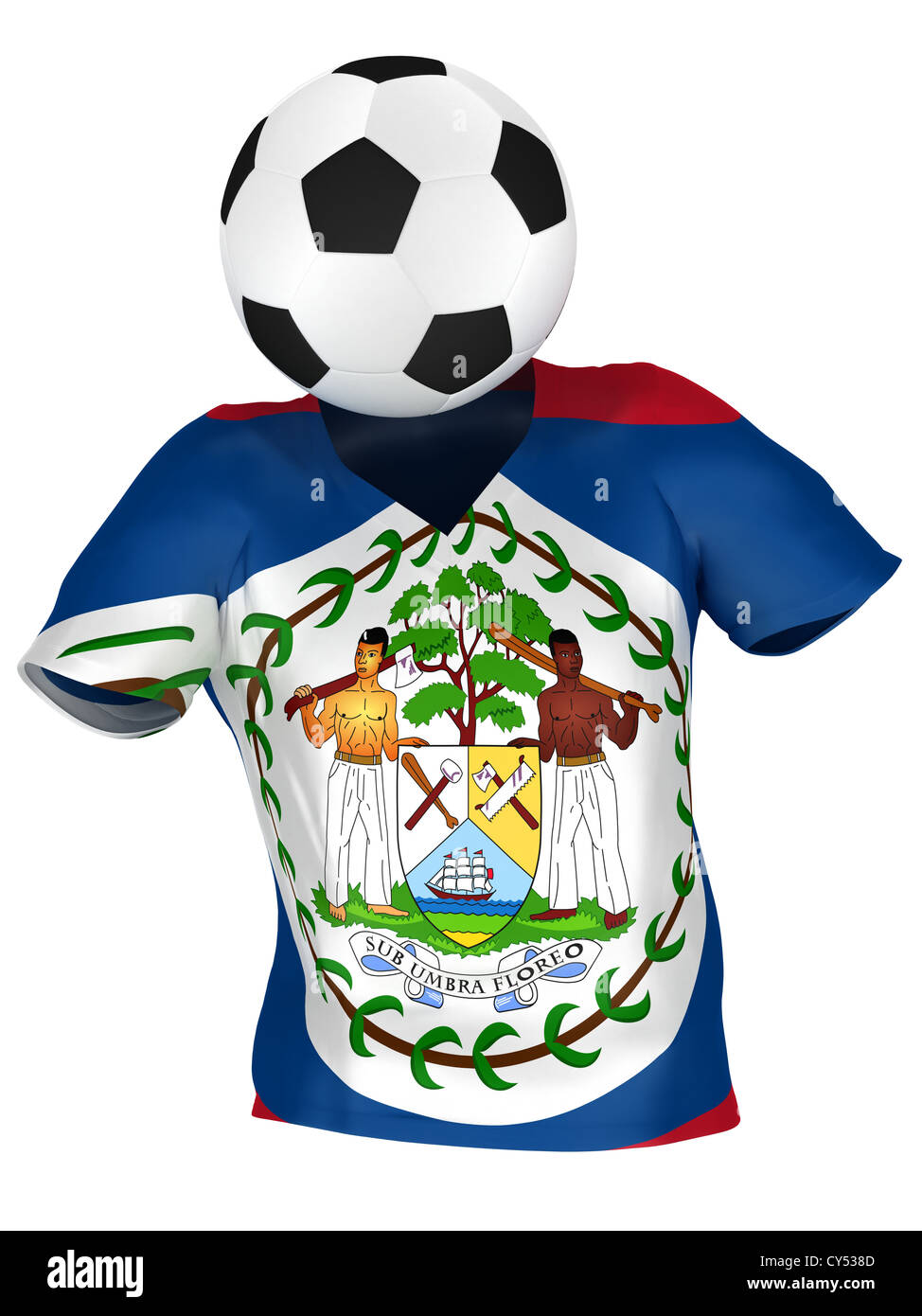 National Soccer Team of Belize . All Teams Collection . Isolated Stock ...