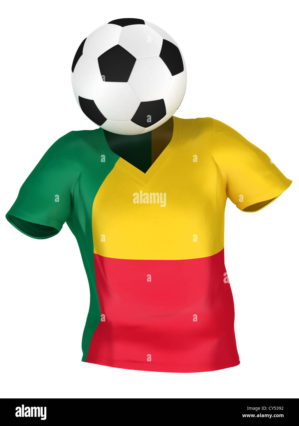 National Soccer Team of Benin . All Teams Collection . Isolated Stock ...