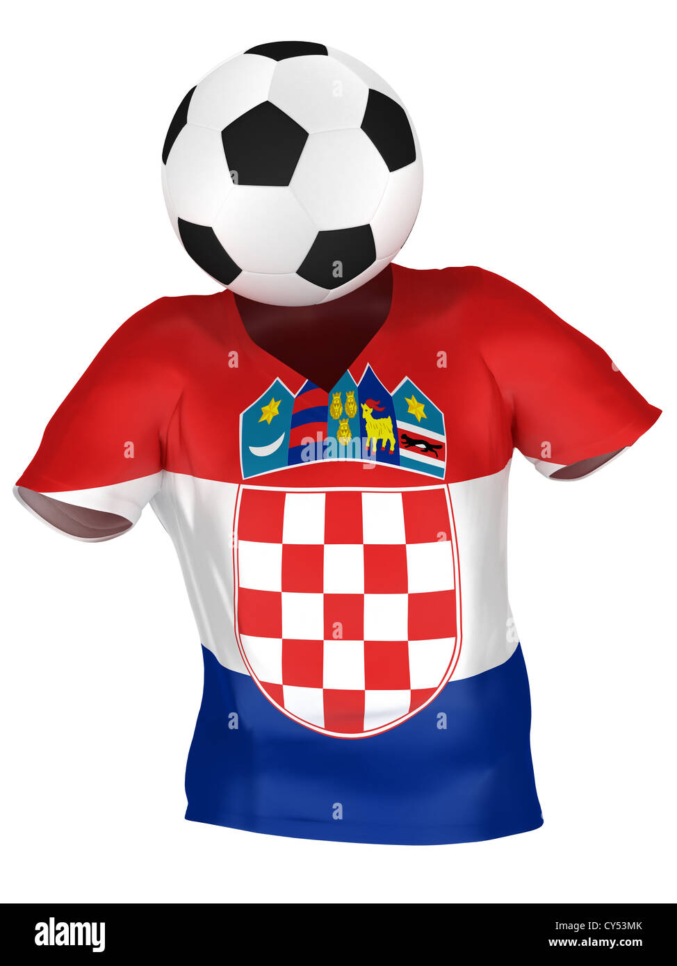 National Soccer Team of Croatia . All Teams Collection . Isolated Stock ...