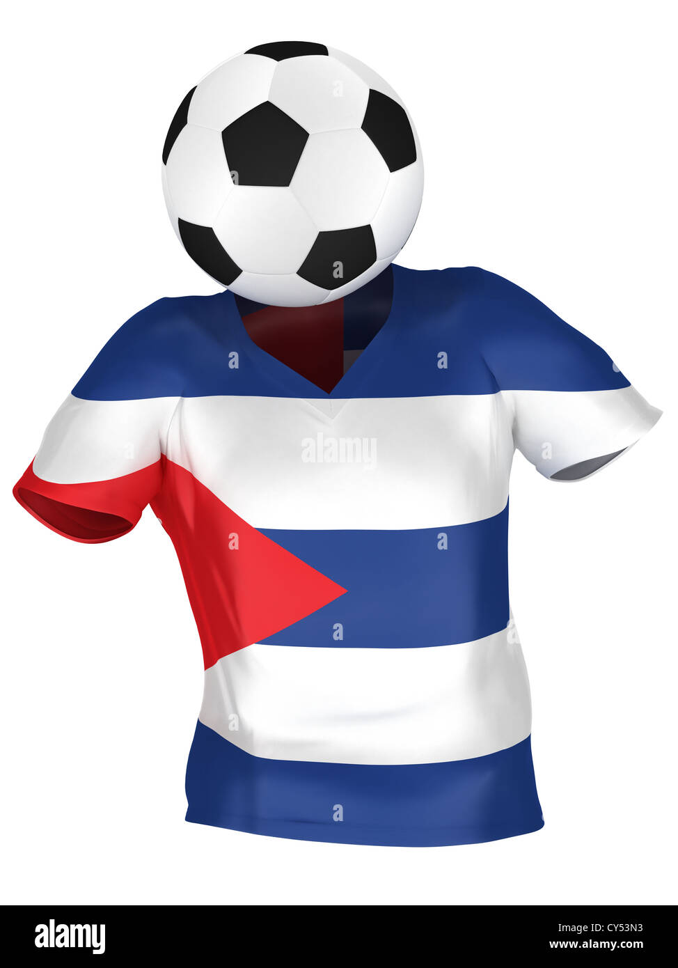 National Soccer Team of Cuba . All Teams Collection . Isolated Stock ...