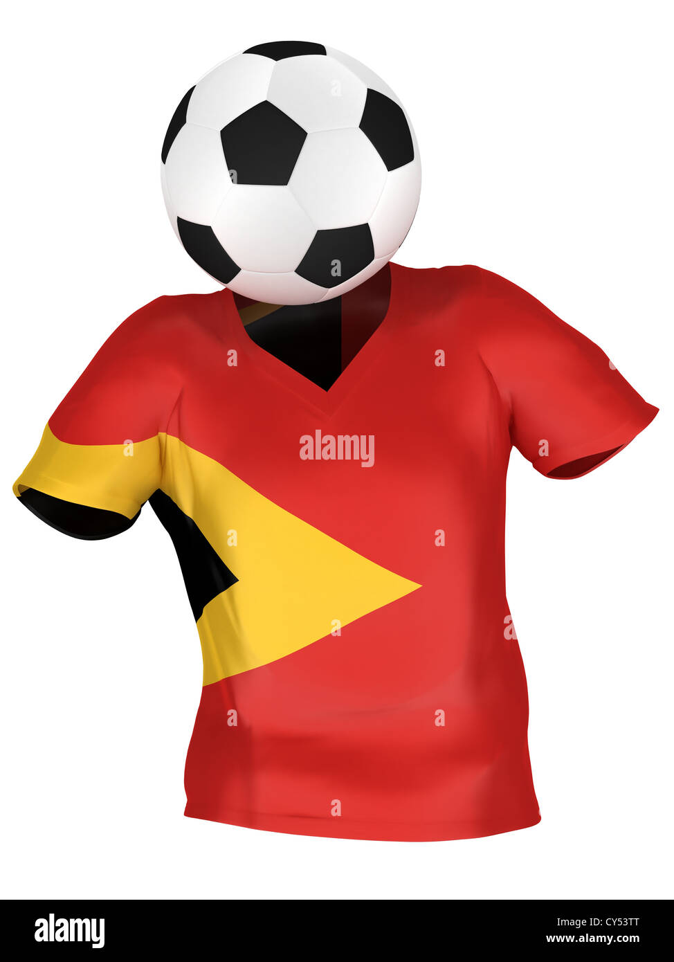 National Soccer Team of East Timor . All Teams Collection . Isolated ...