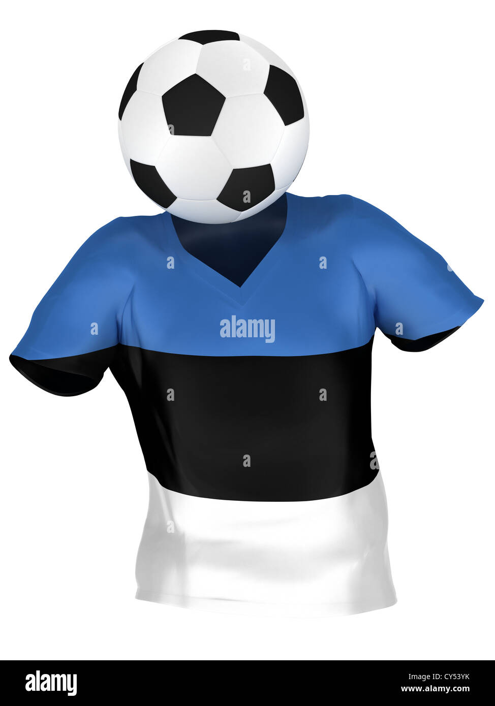 National Soccer Team of Estonia . All Teams Collection . Isolated Stock ...