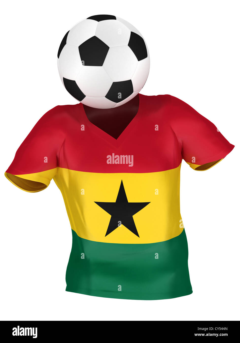 National Soccer Team of Ghana . All Teams Collection . Isolated Stock ...