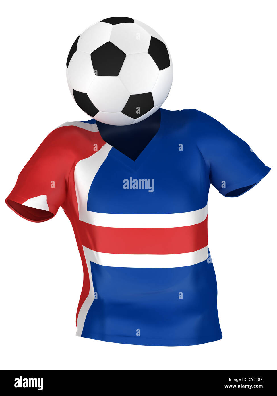 National Soccer Team of Iceland . All Teams Collection . Isolated Stock ...