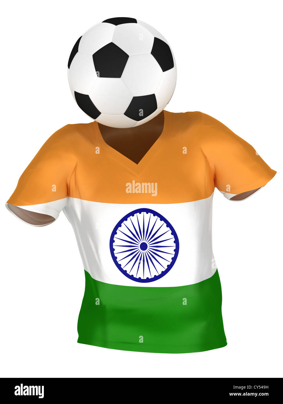 National Soccer Team of India . All Teams Collection . Isolated Stock ...