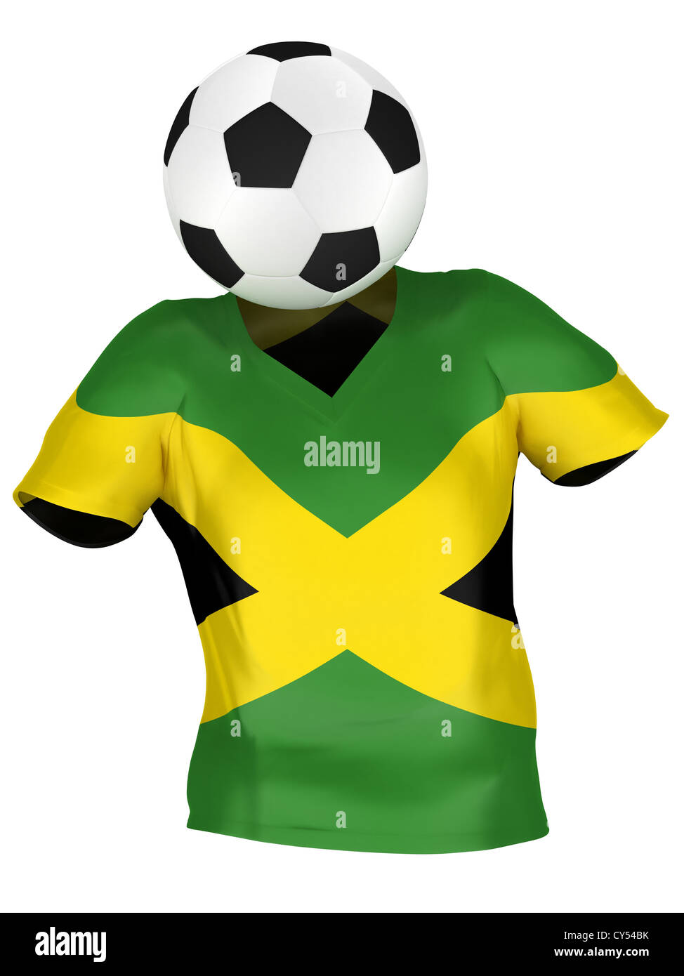 National Soccer Team of Jamaica . All Teams Collection . Isolated Stock ...