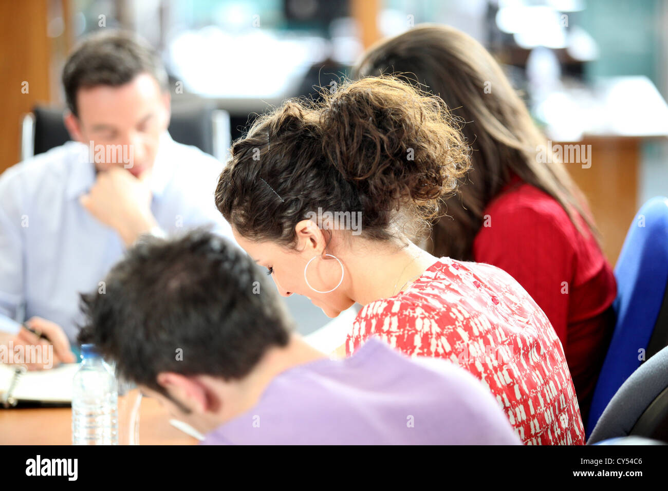 students during examination Stock Photo - Alamy