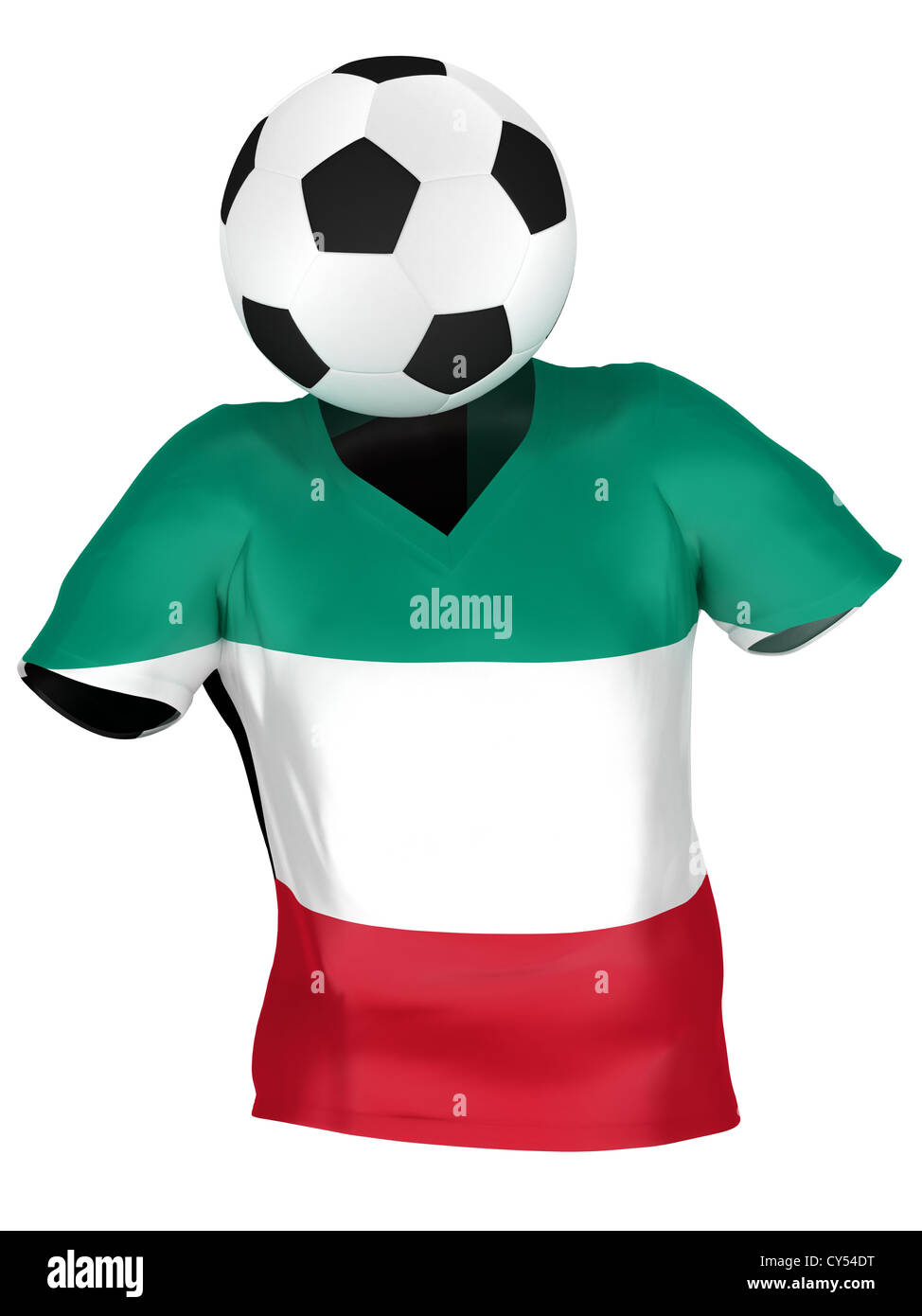 National Soccer Team of Kuwait . All Teams Collection . Isolated Stock ...