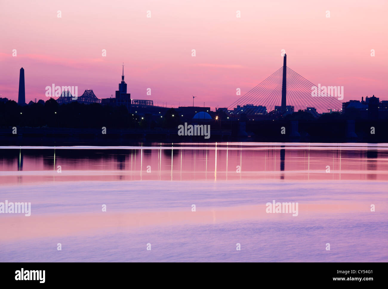 USA, Massachusetts, Boston, Modern buildings in center of Boston Stock ...