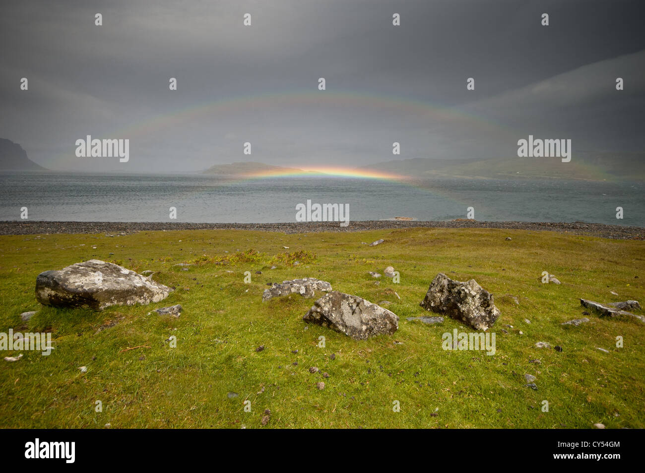 Rainbow Scotland Landscape Argyll High Resolution Stock Photography and ...