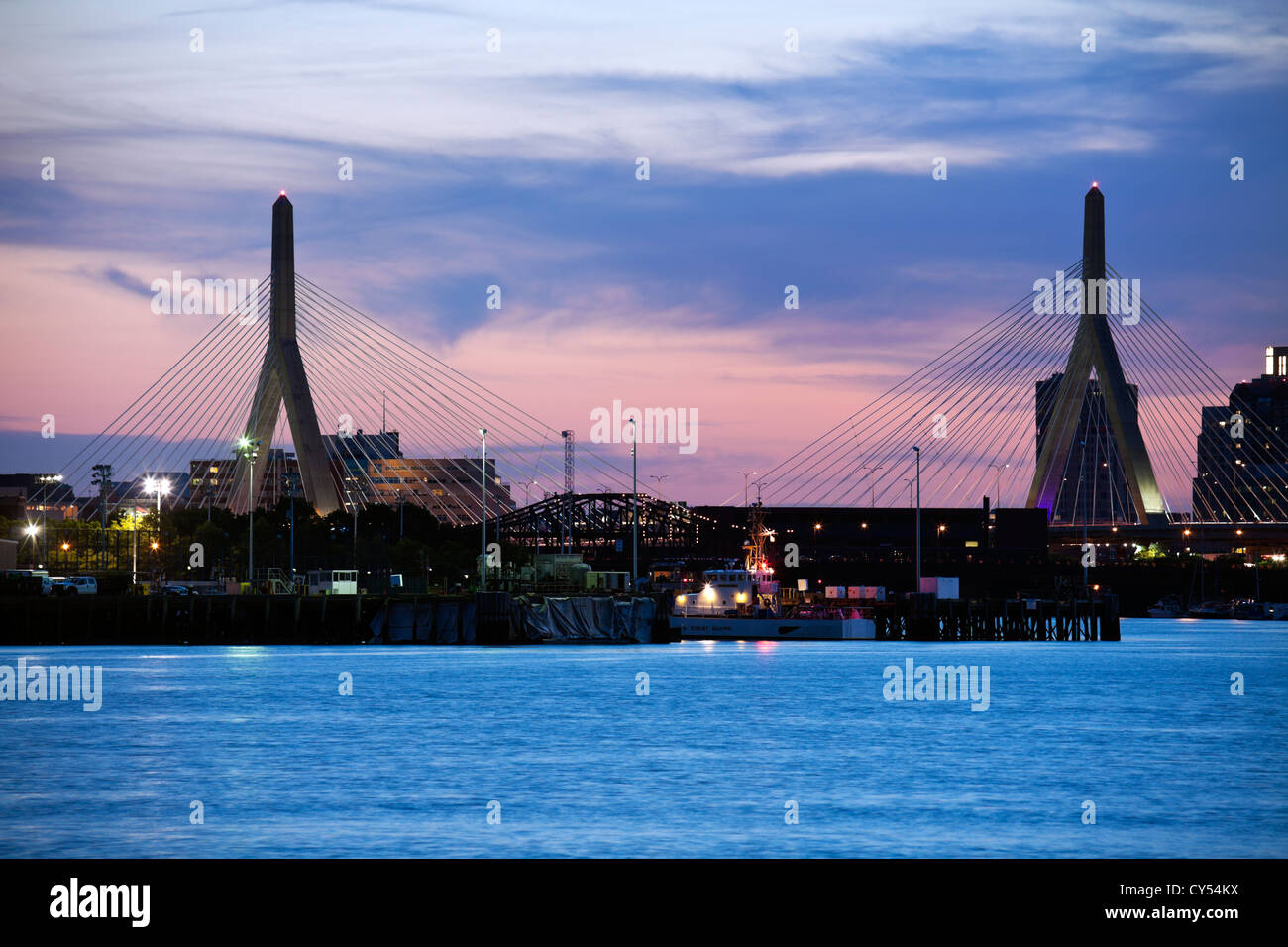 USA, Massachusetts, Boston, - bridge to downtown Stock Photo - Alamy