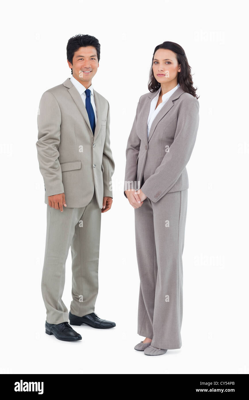 Employees together Cut Out Stock Images & Pictures - Alamy