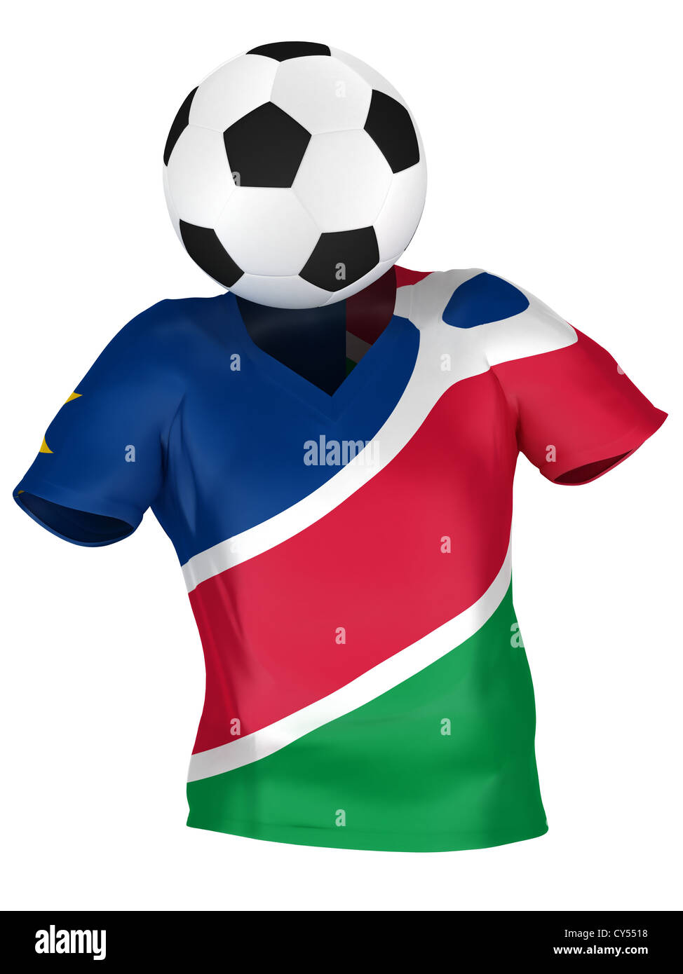 National Soccer Team of Namibia . All Teams Collection . Isolated Stock ...