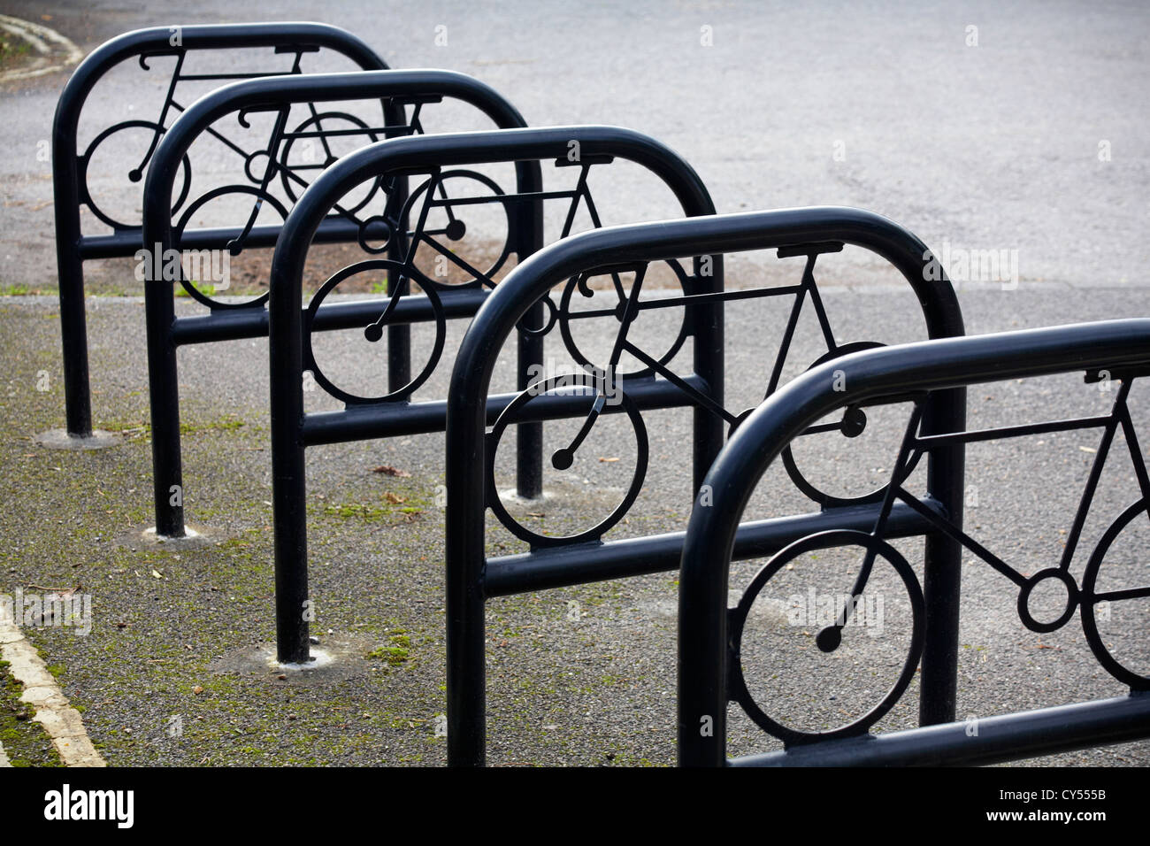 Bicycle racks hi-res stock photography and images - Alamy