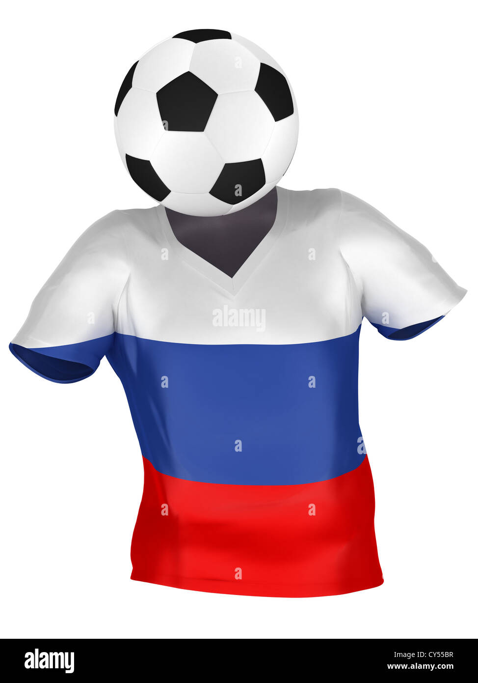National Soccer Team of Russia . All Teams Collection . Isolated Stock ...
