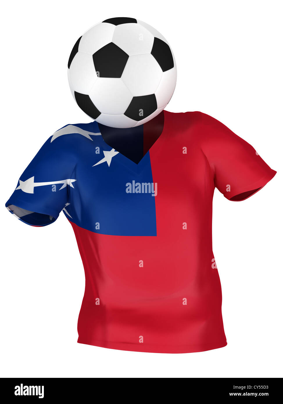 National Soccer Team of Samoa . All Teams Collection . Isolated Stock ...