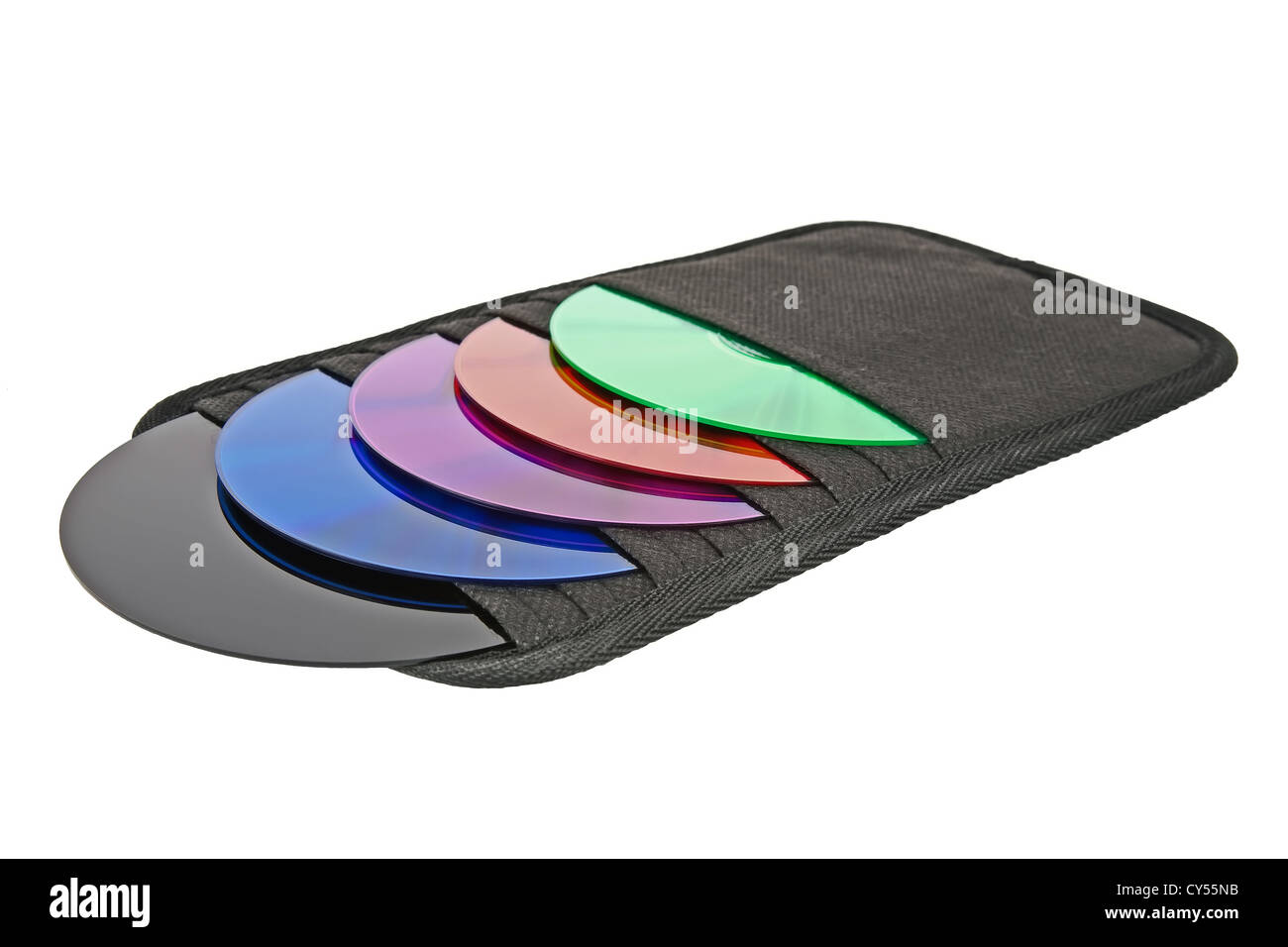 various colors of CD / DVD Stock Photo - Alamy