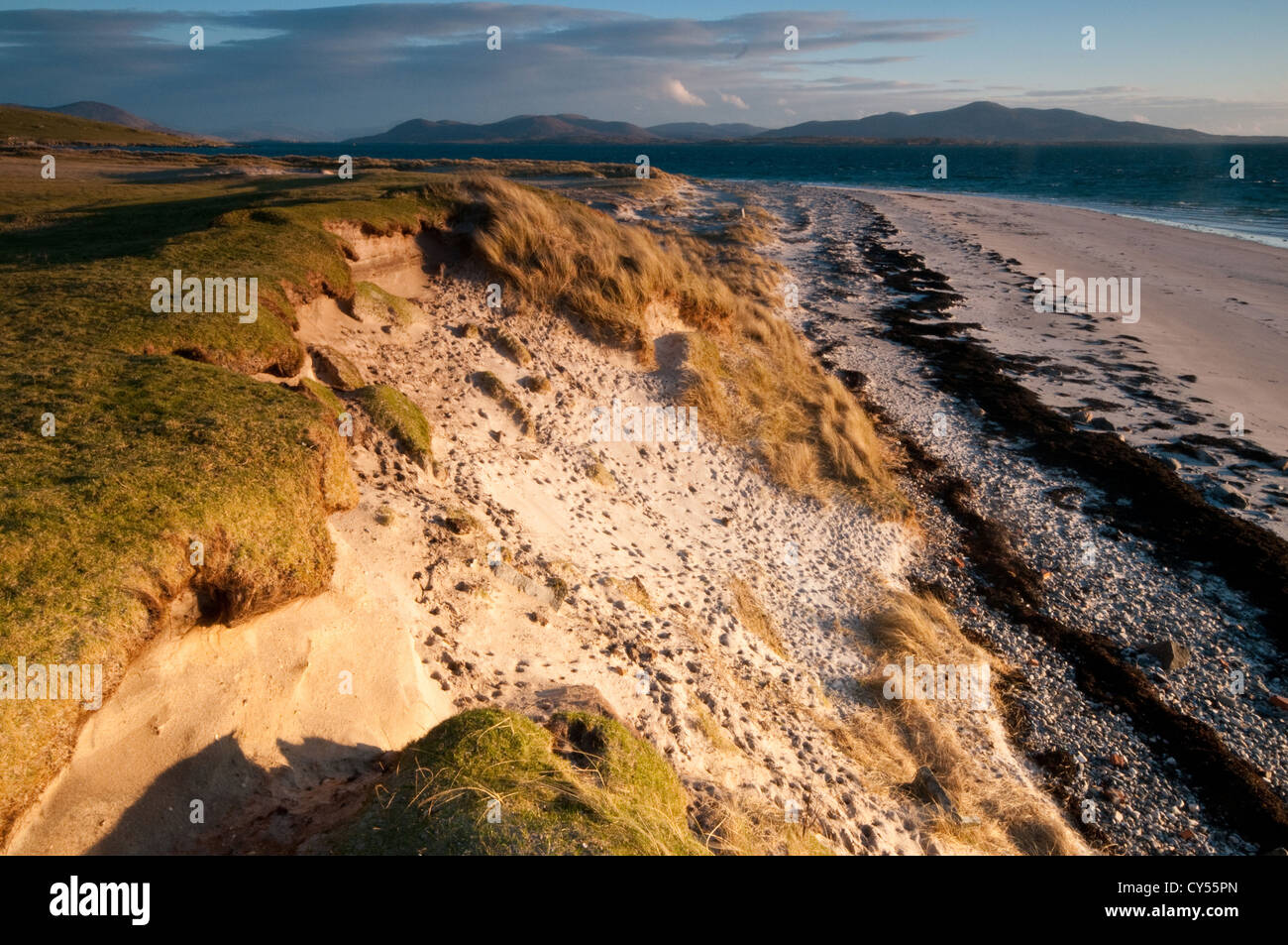 Sand dunes of Berneray,west coast of Scotland Stock Photo - Alamy