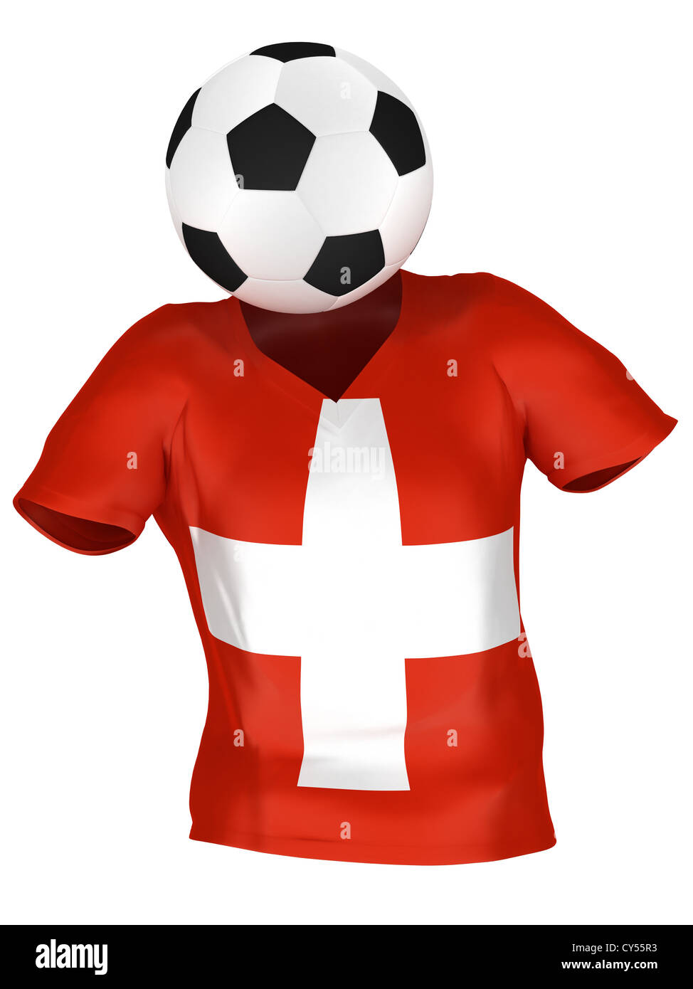 National Soccer Team of Switzerland . All Teams Collection . Isolated ...