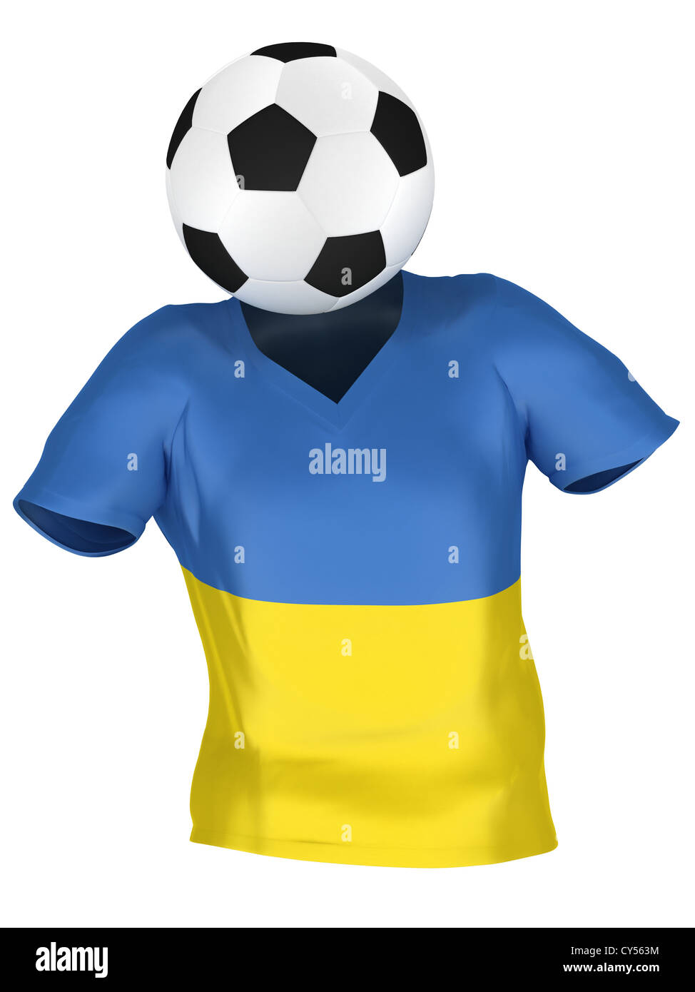 National Soccer Team of Ukraine . All Teams Collection . Isolated Stock ...