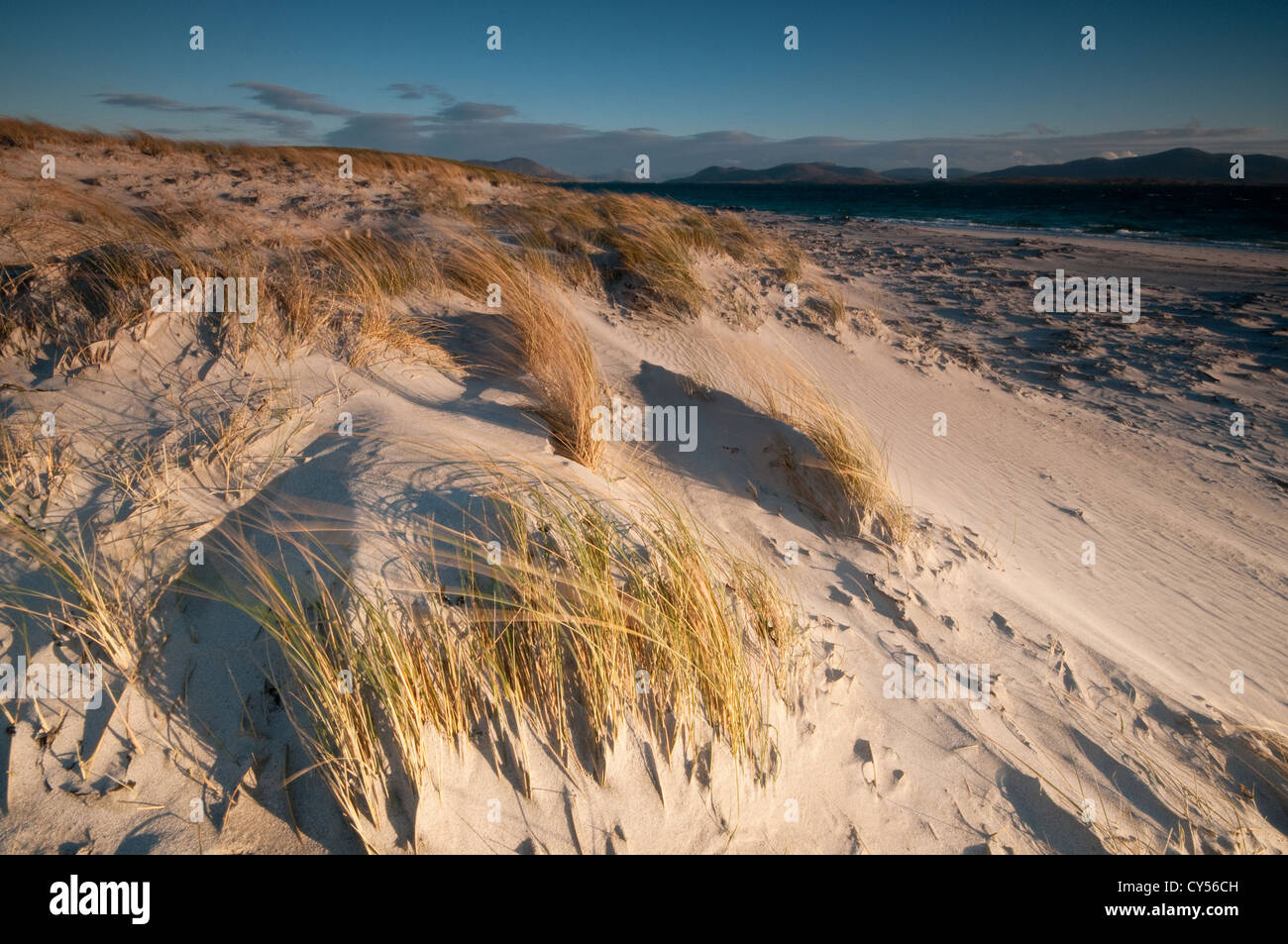 Sand dunes of Berneray,west coast of Scotland Stock Photo - Alamy