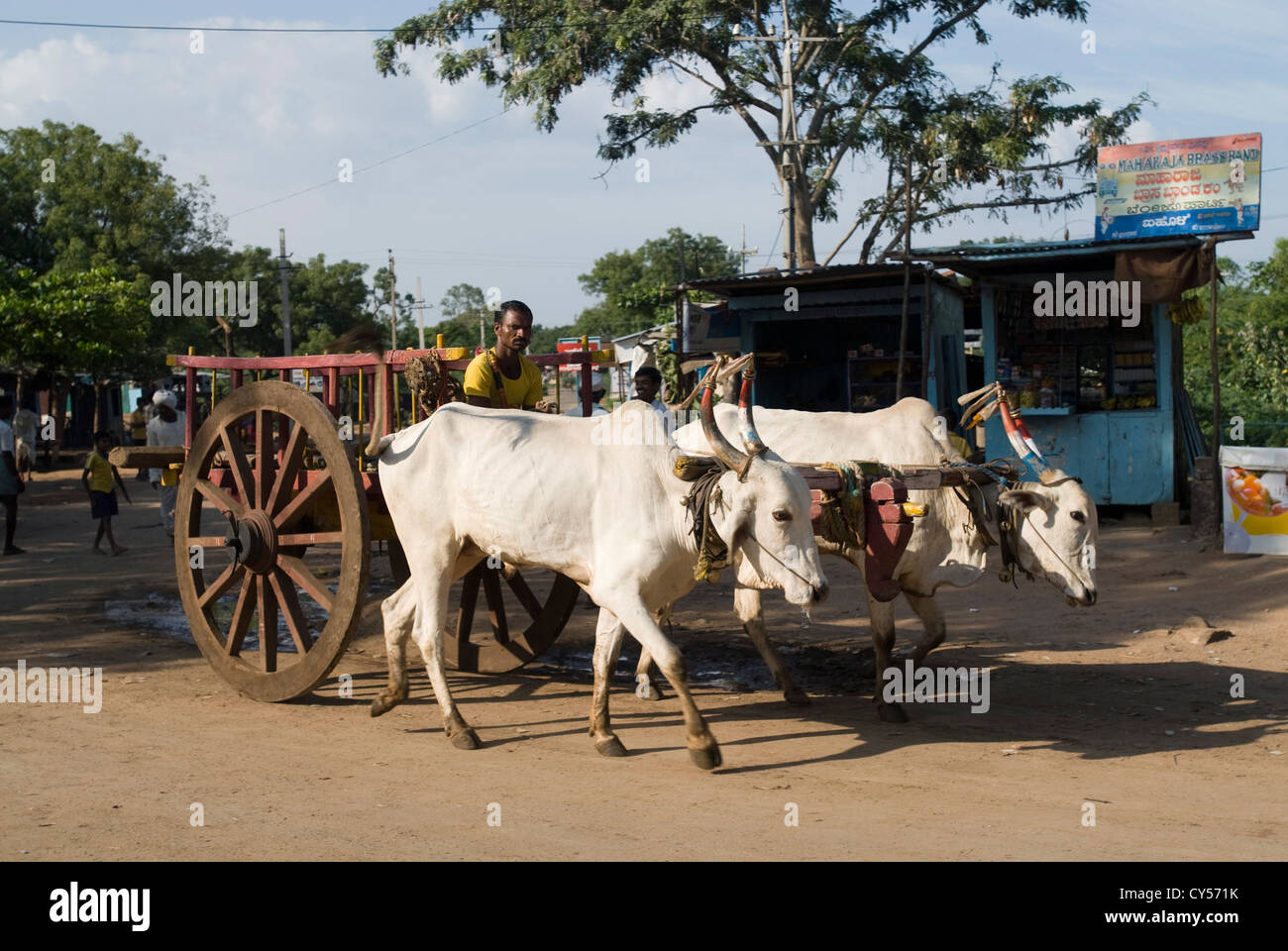 Bullock Cart at Aihole, Karnataka,India Stock Photo - Alamy