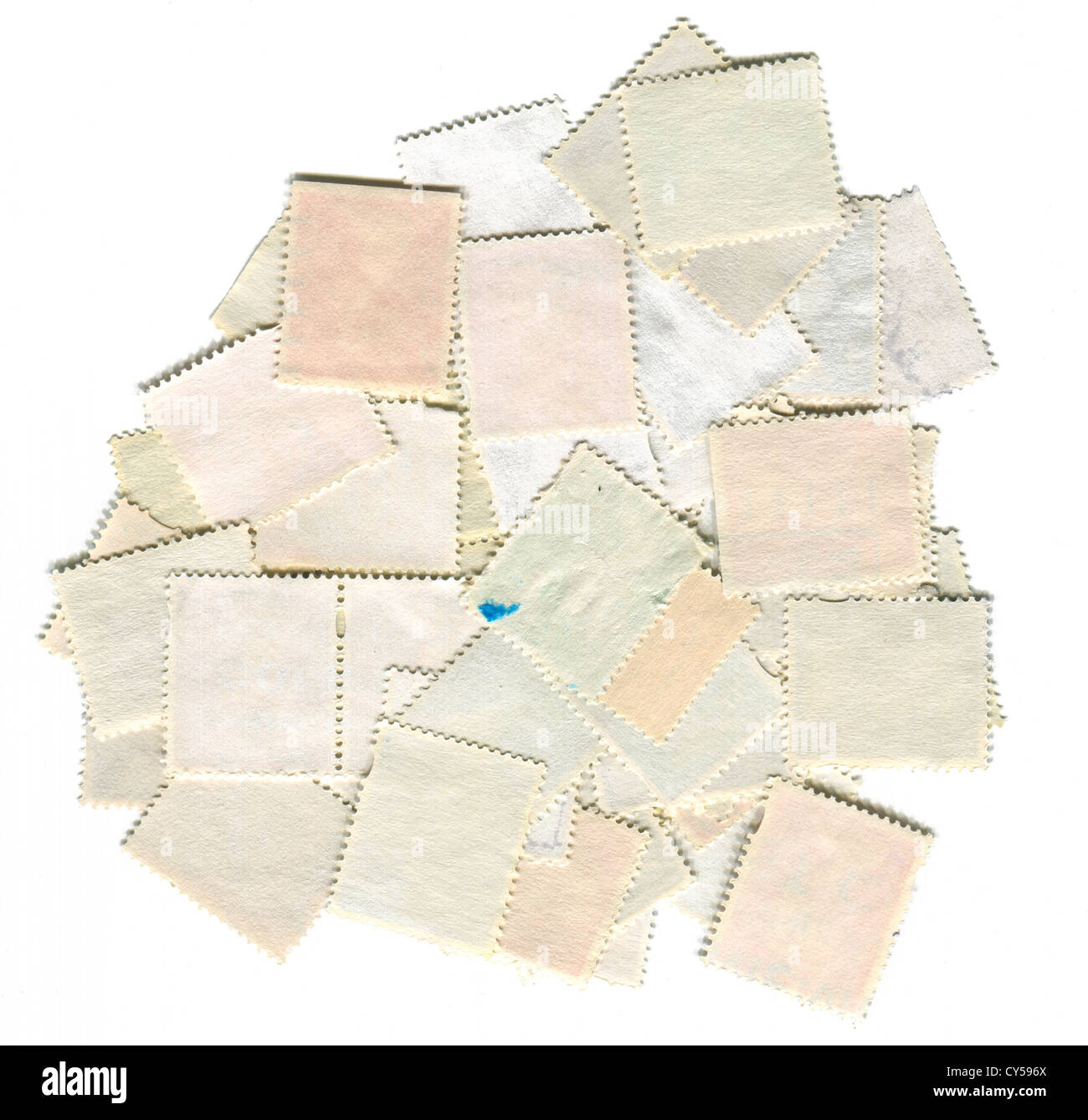 Postage stamps template isolated Cut Out Stock Images & Pictures - Alamy