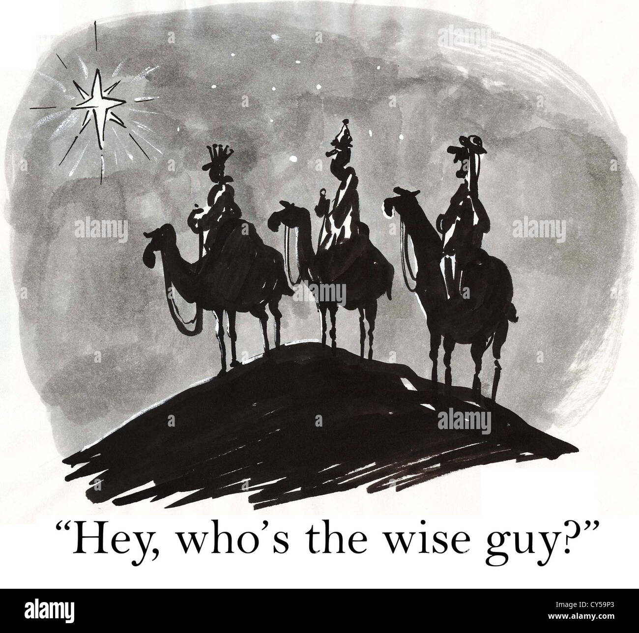 Hey, who's the wise guy Stock Photo - Alamy