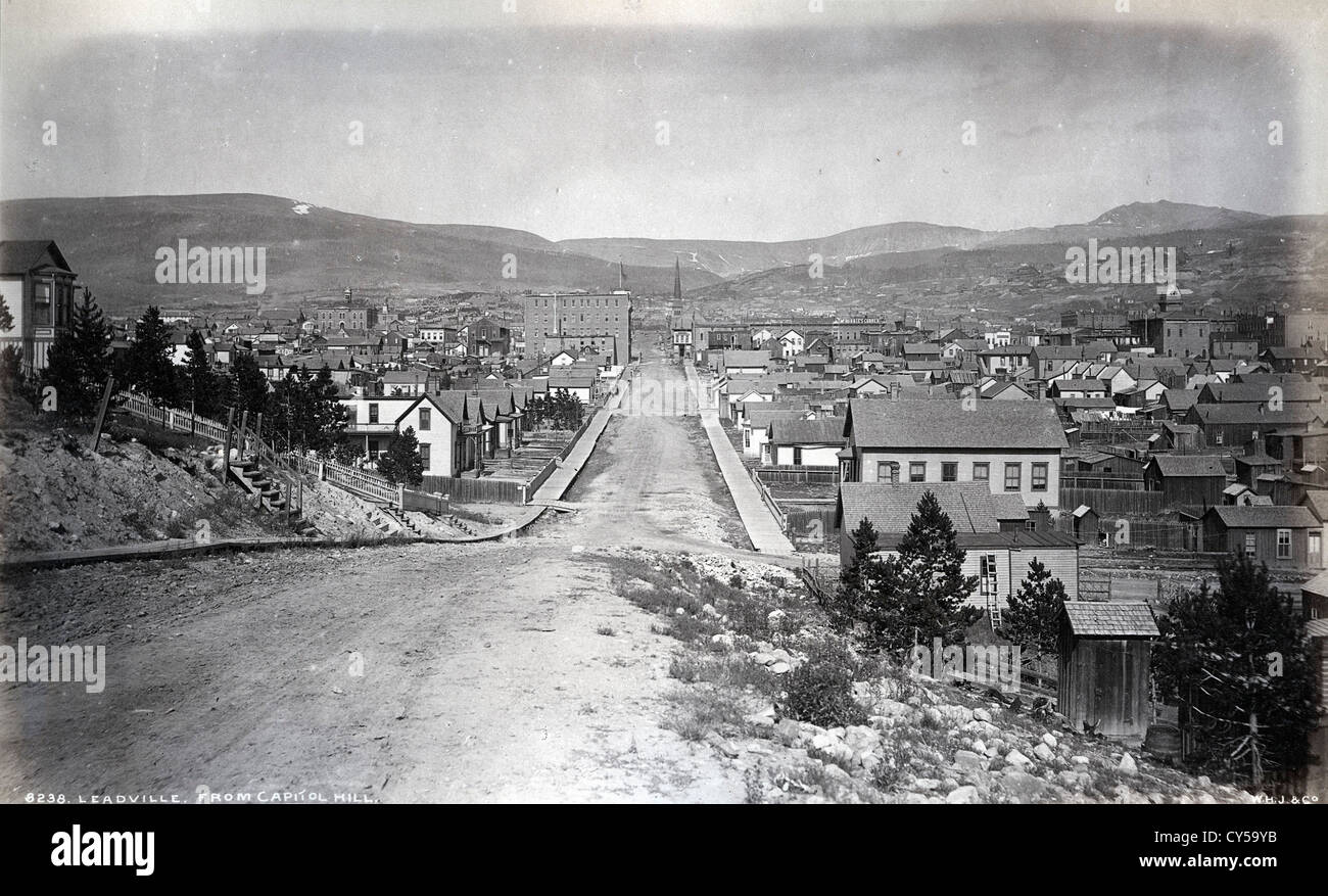 Leadville, Colorado, from Capitol Hill, ca 1880, William Henry Jackson ...