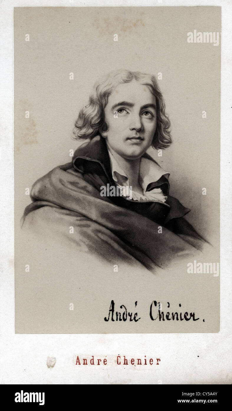 Portrait of Andre Chenier Stock Photo - Alamy