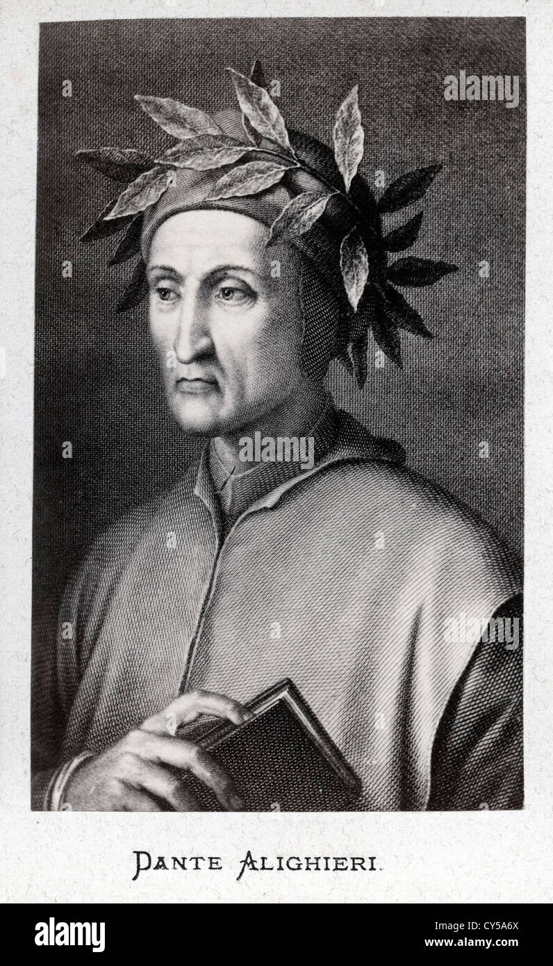 Portrait of Dante Alighieri Stock Photo - Alamy