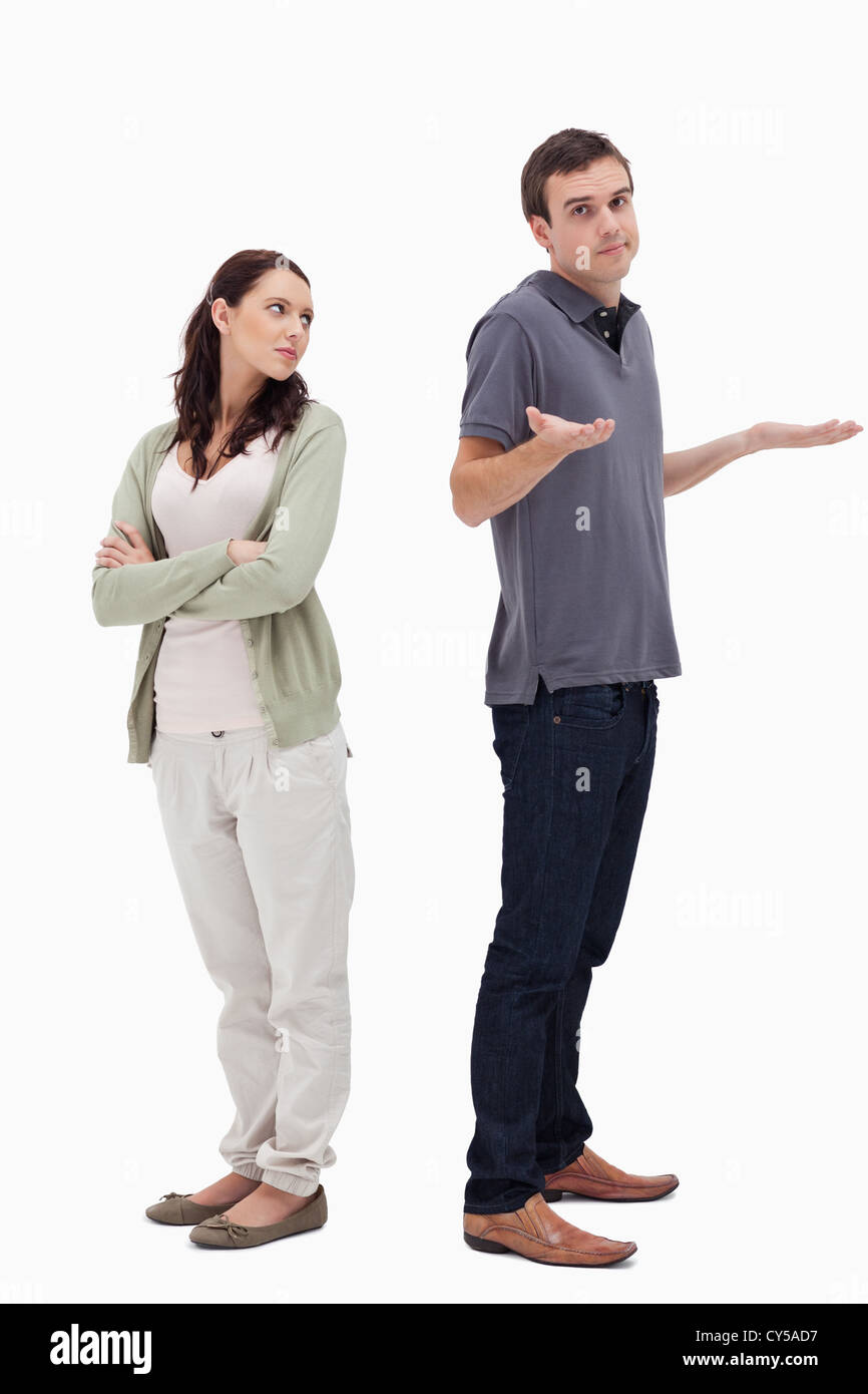 Man friends conflict Cut Out Stock Images & Pictures - Alamy