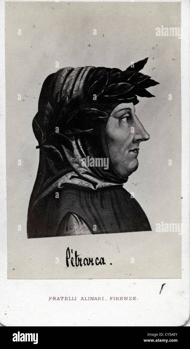 Francesco petrarca petrarch portrait hi-res stock photography and ...
