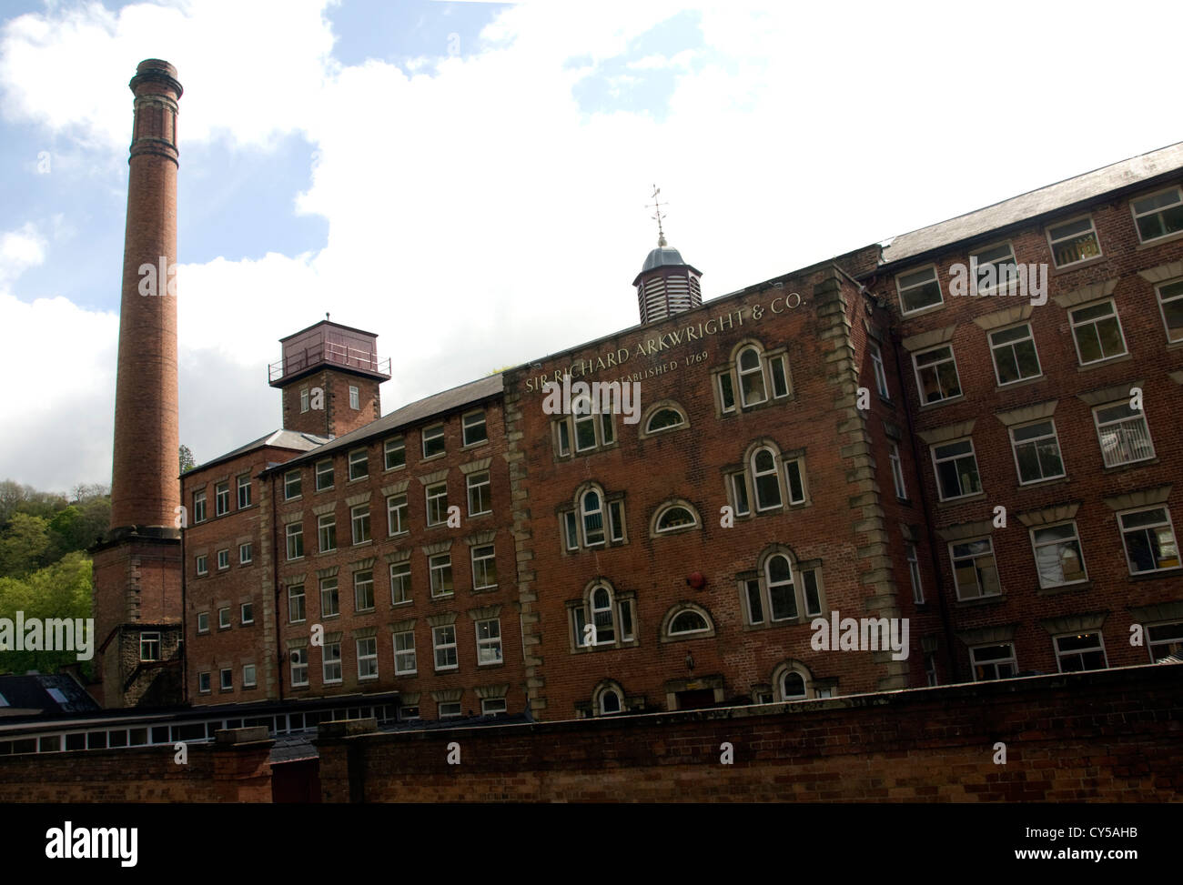 Arkwrights masson mill hi-res stock photography and images - Alamy