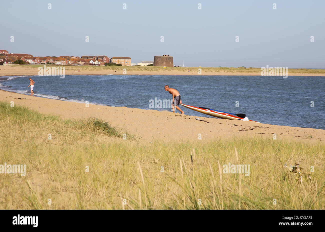 the coastal village of jaywick on the essex coast Stock Photo - Alamy