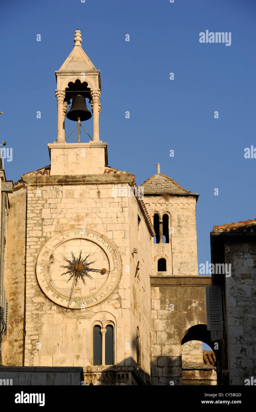 Croatia, Split, old town, Pjaca clock tower Stock Photo - Alamy