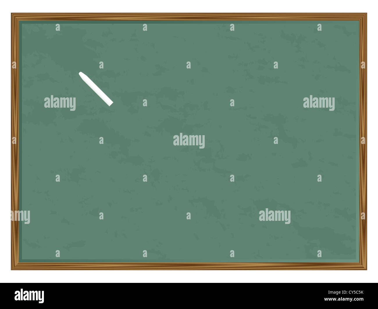 Chalkboard and chalks. Vector illustration Stock Photo - Alamy