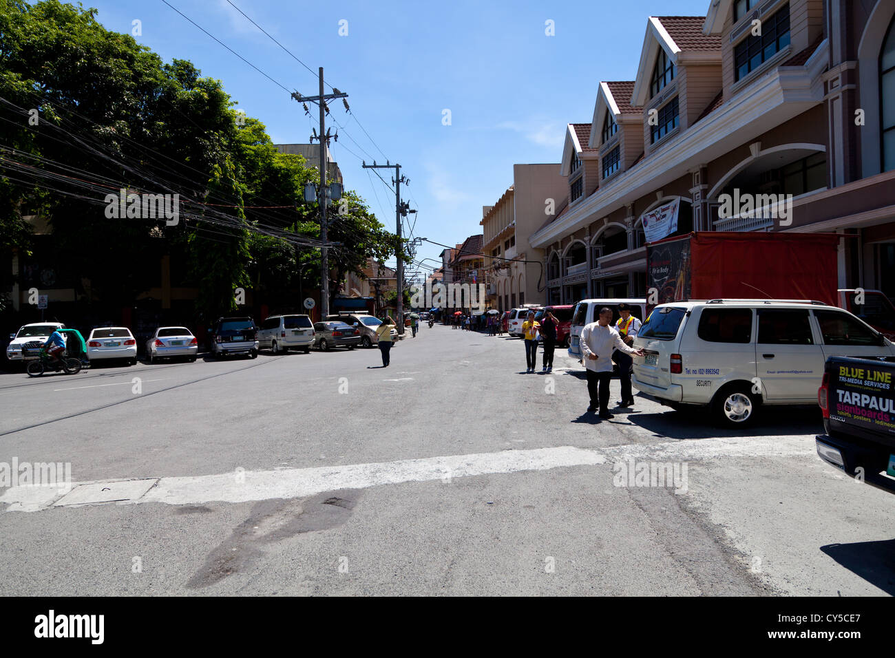 Street in the Old Town of Manila, Philippines Stock Photo - Alamy