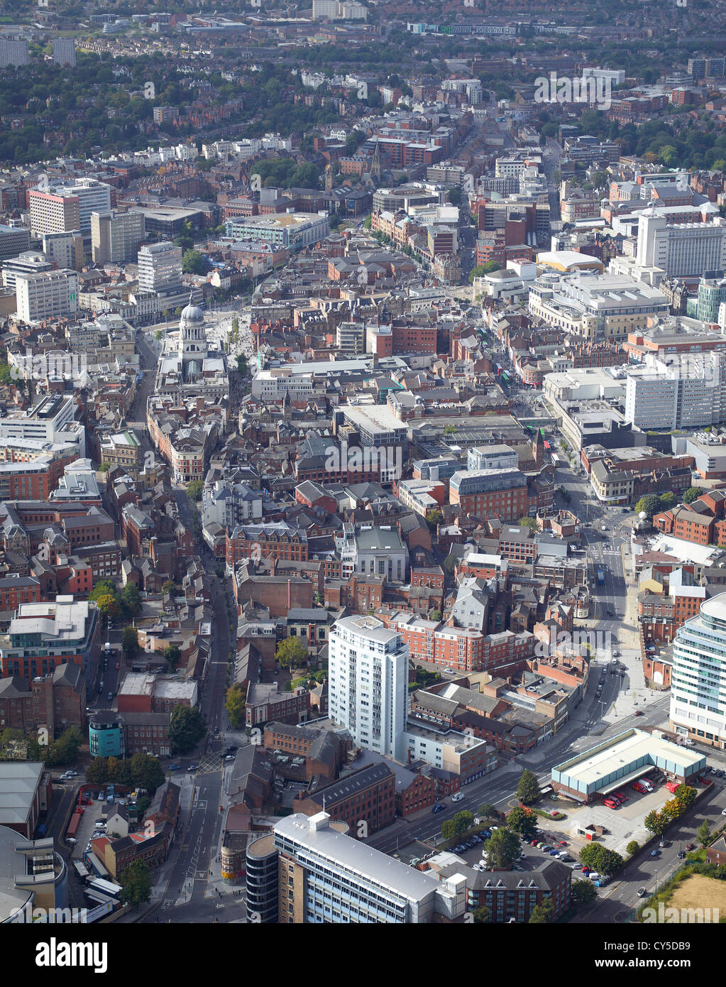 Nottingham Aerial High Resolution Stock Photography and Images - Alamy