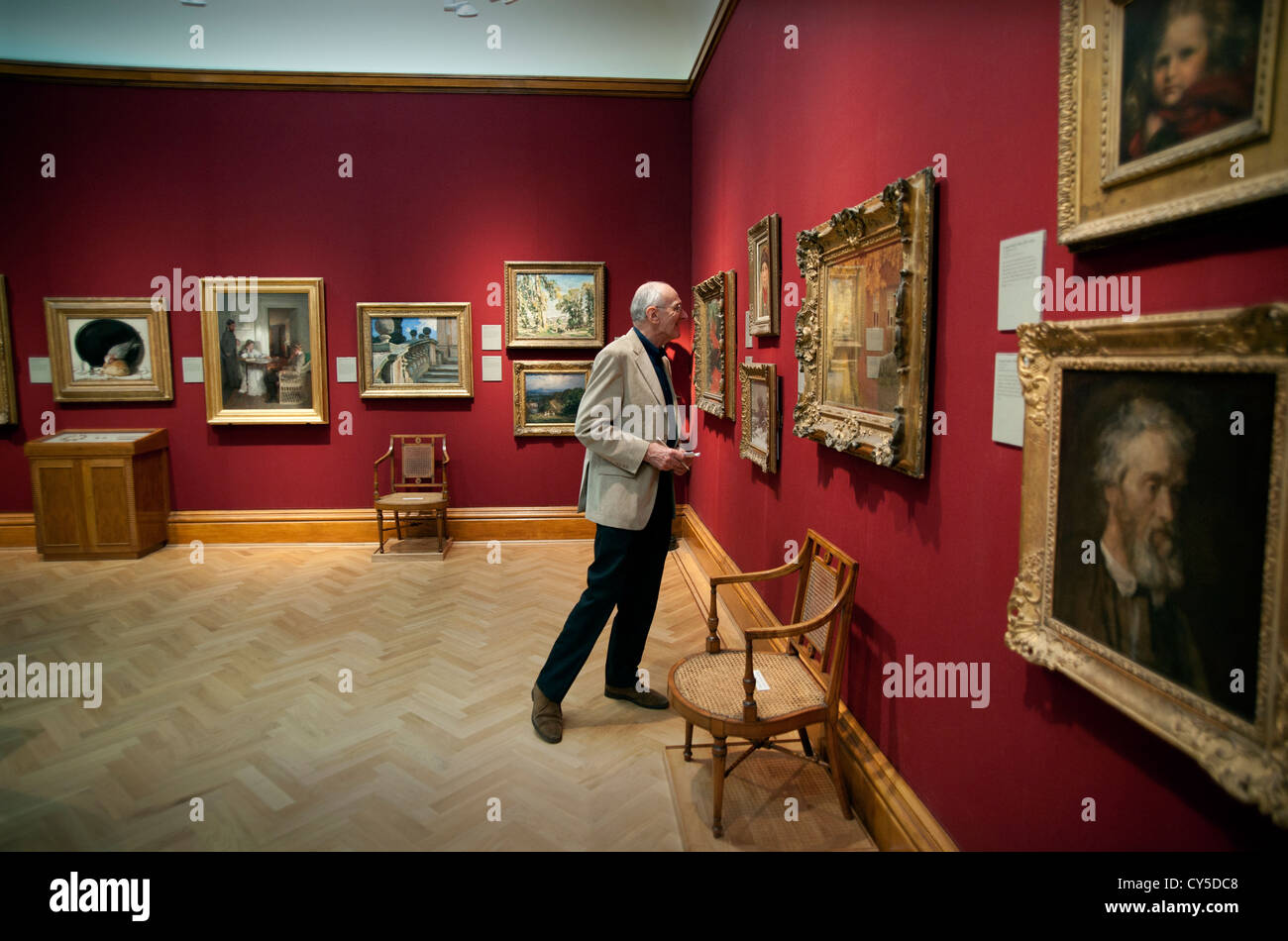 John Carey Author and critic visits the Ashmolean Museum, Oxford ...
