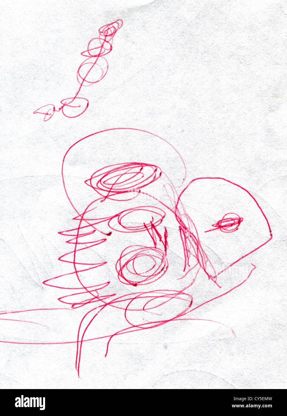 Graphite pencil doodle scribbles isolated hi-res stock photography and ...